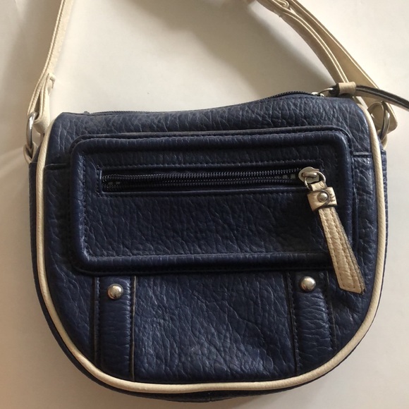 Charming Charlie | Bags | Bogo Charming Charlie Blue Cream Crossbody ...